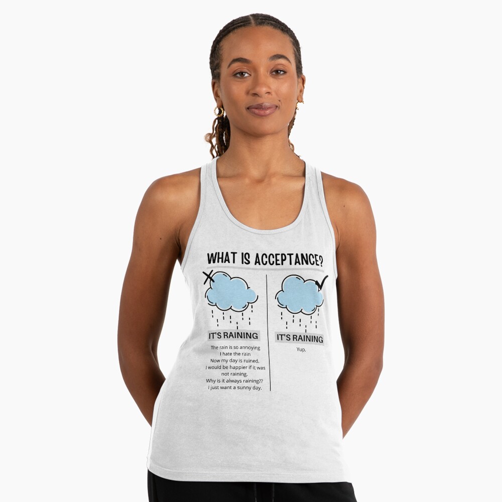 "What is acceptance " Sticker for Sale by ThoughtJumble | Redbubble