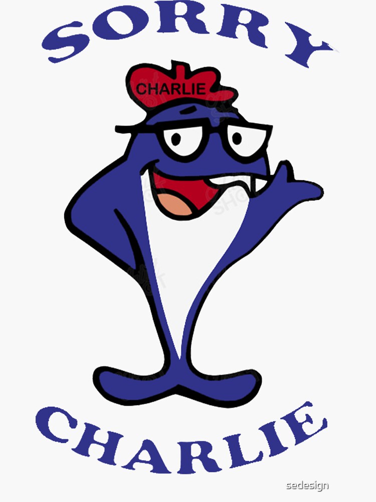 "sorry charlie" Sticker for Sale by sedesign | Redbubble