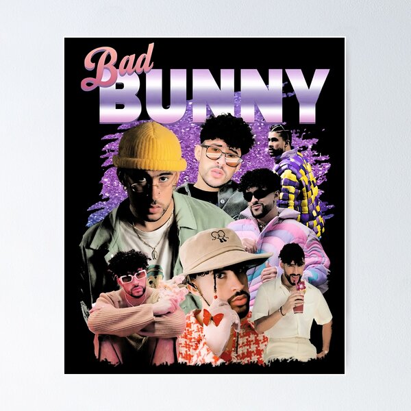 "Bad bunny" Poster for Sale by dua-shop | Redbubble