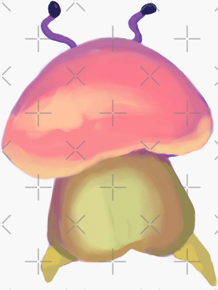 "Pikmin puffstool" Sticker for Sale by Horijion | Redbubble