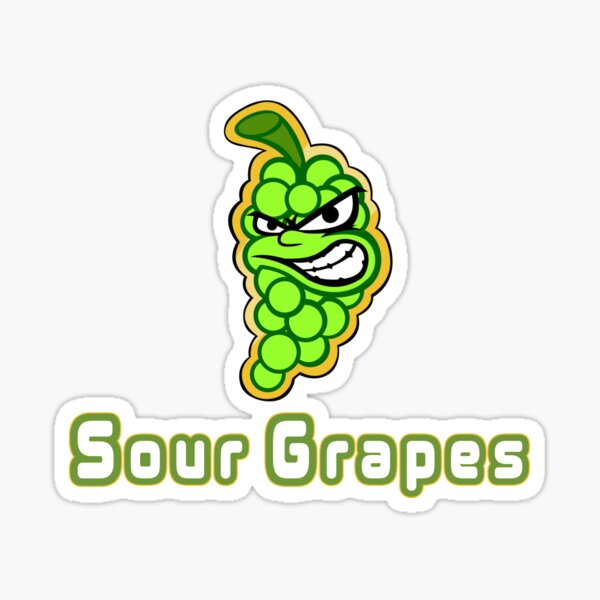 "Sour Grapes Logo" Sticker for Sale by Sour-Grapes | Redbubble