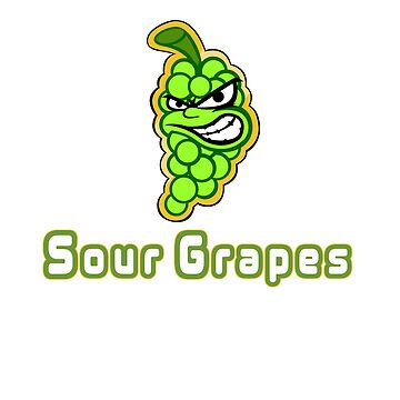 "Sour Grapes Logo" Sticker for Sale by Sour-Grapes | Redbubble