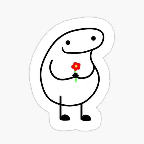 Pegatina con la obra «Deformitos con flore» de Deformitos | Redbubble