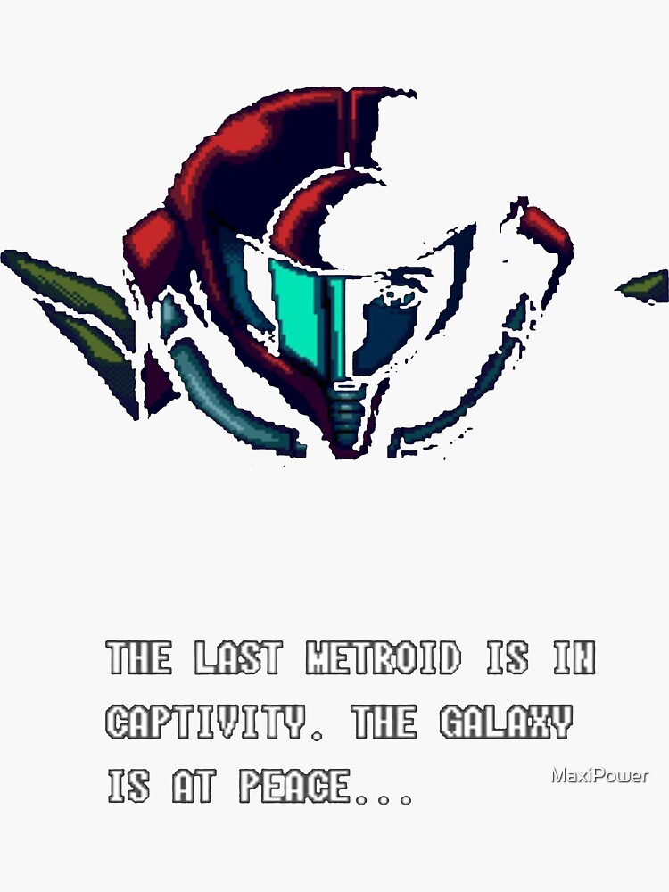 "Super Metroid" Sticker by MaxiPower | Redbubble