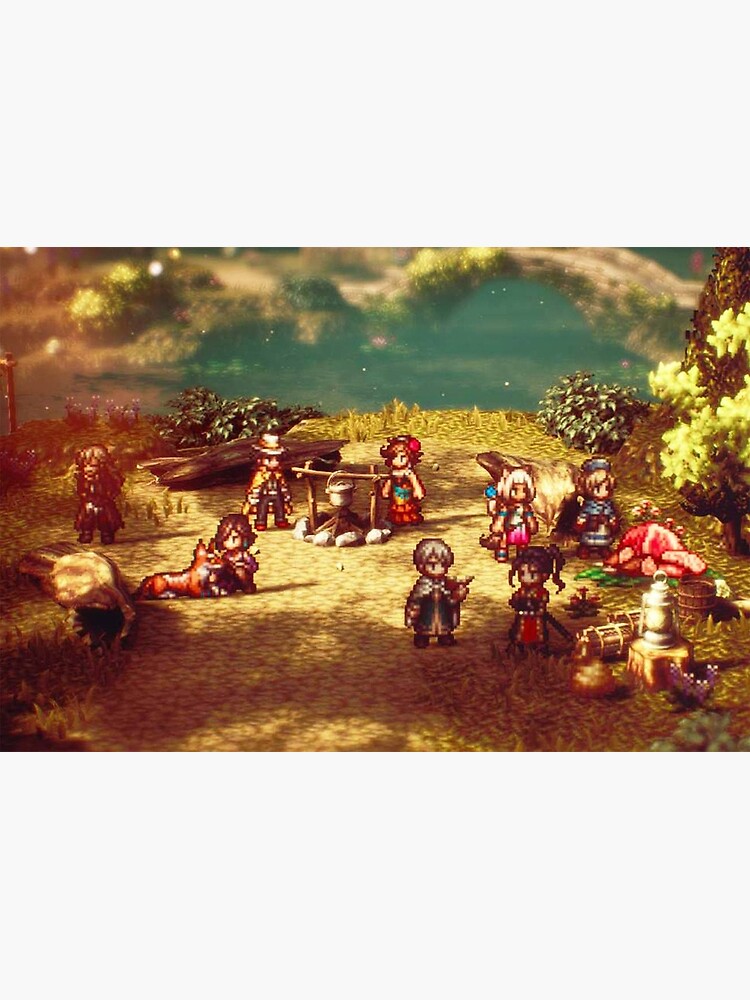 Octopath Traveler 2 Cast Premium Matte Vertical Poster sold by Nauru ...