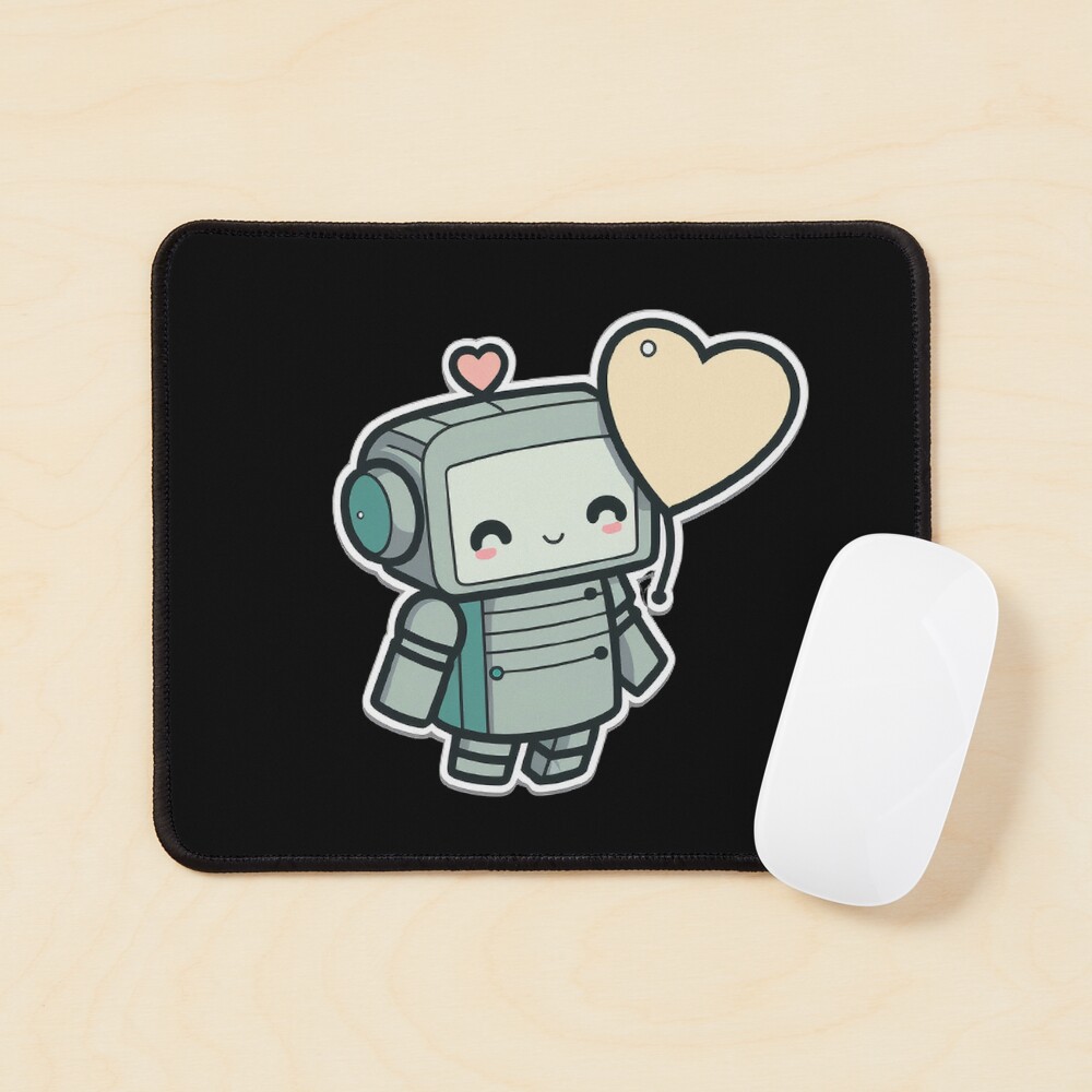 "Little Cute Robot With Heart – Adorable Tech-Inspired Design Funny ...