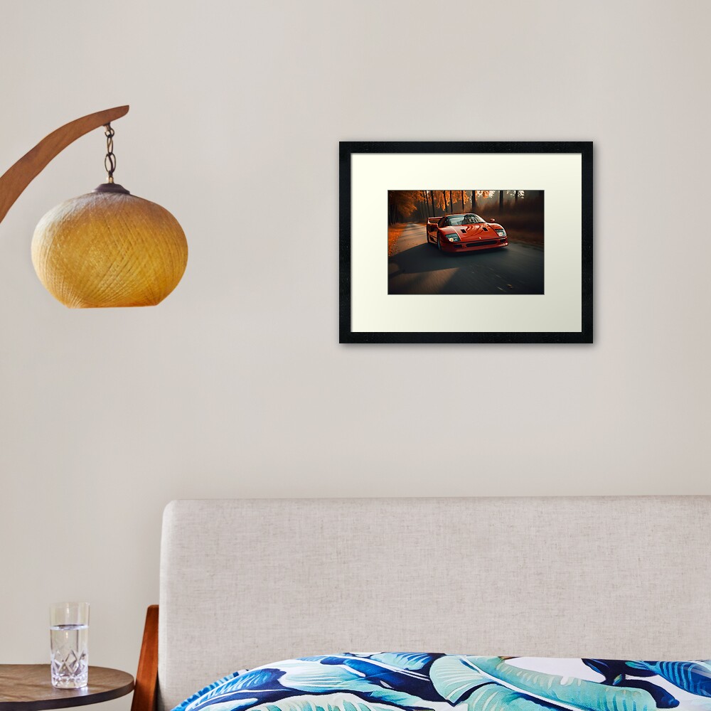 "Ferrari F40" Poster by Haldor-Hawke | Redbubble