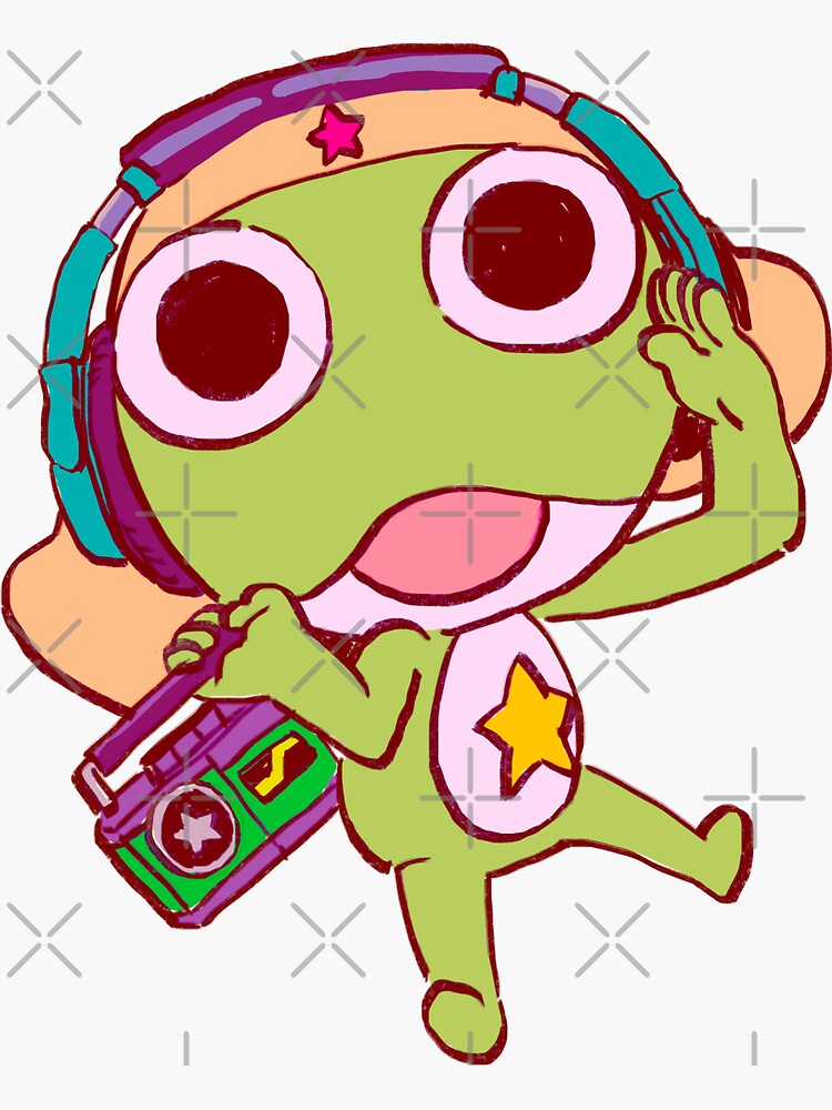 "I draw pastel keroro jamming with a boombox and headphone / Sergeant ...