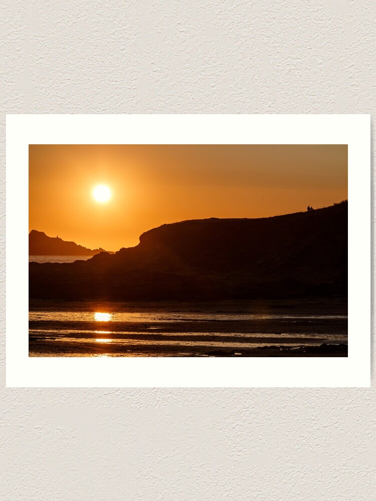 "Sunset over Daymer Bay, Cornwall" Art Print for Sale by ChrisWarham ...
