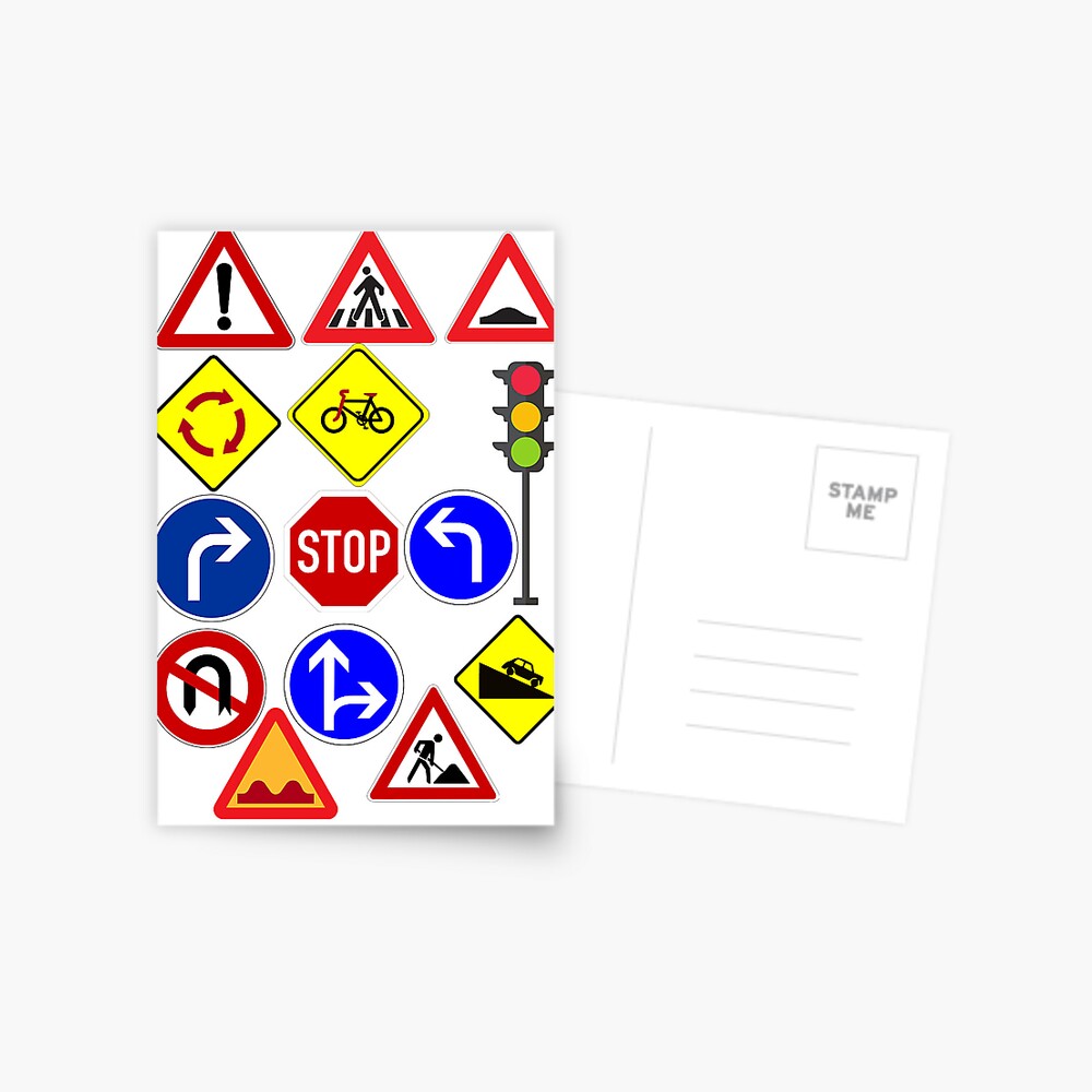 "Traffic signs" Sticker for Sale by Priyanka Rishi | Redbubble