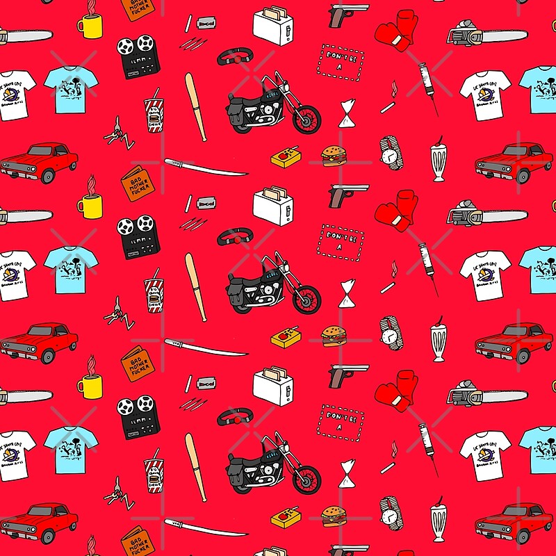 "Pulp fiction pattern" by lor4rt | Redbubble