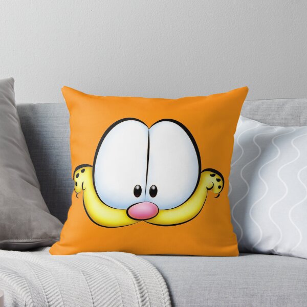 "Garfield!" Pillow for Sale by ayesharizvi | Redbubble