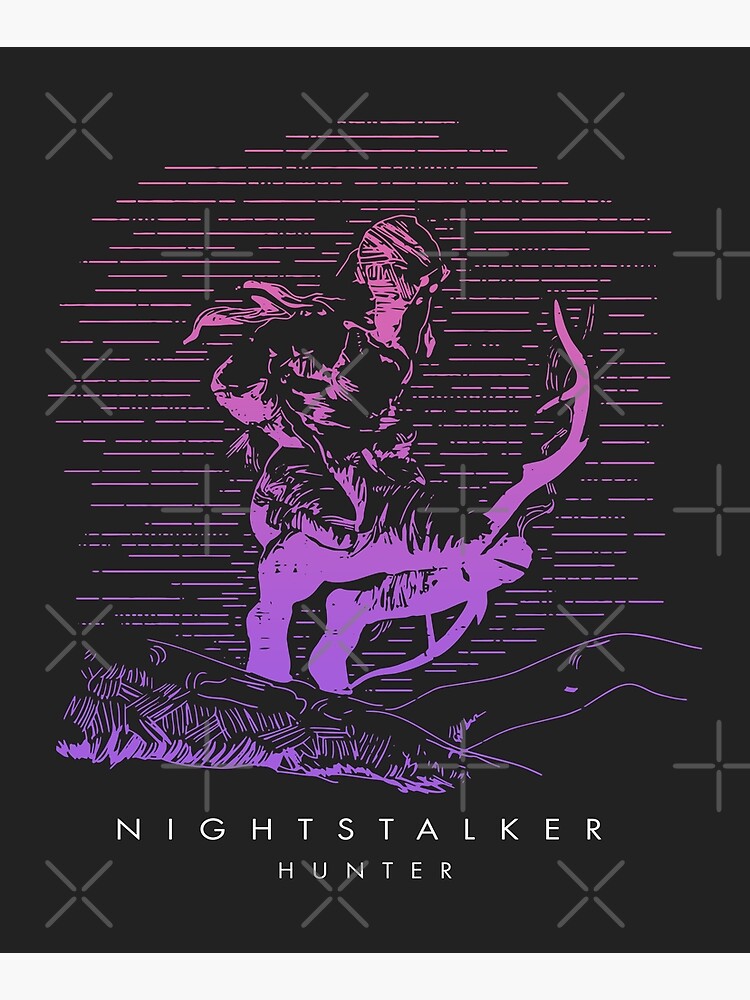 "Nightstalker Hunter From The Destiny Game" Poster for Sale by IreneBrown2 | Redbubble