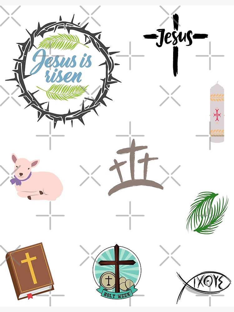 "Happy Palm Sunday Resurrection Pack, Celebrating Palm Sunday Holy Week ...