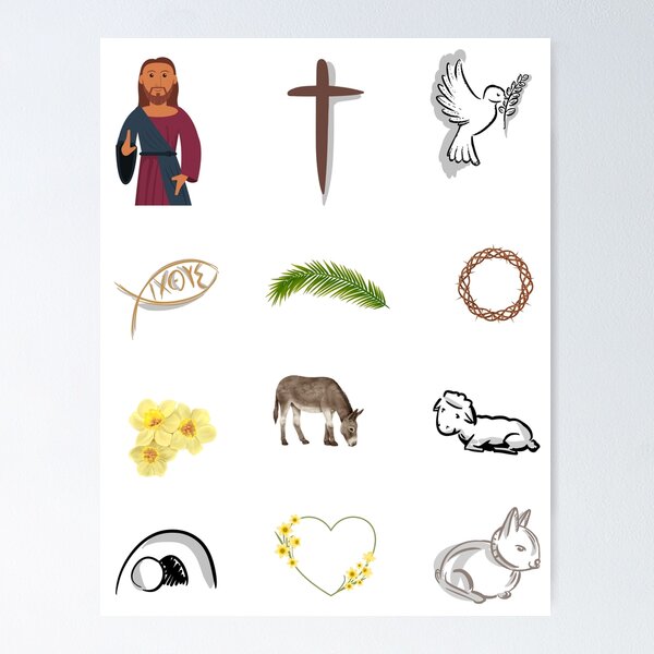 "Happy Palm Sunday Resurrection Pack, Celebrating Palm Sunday Holy Week ...