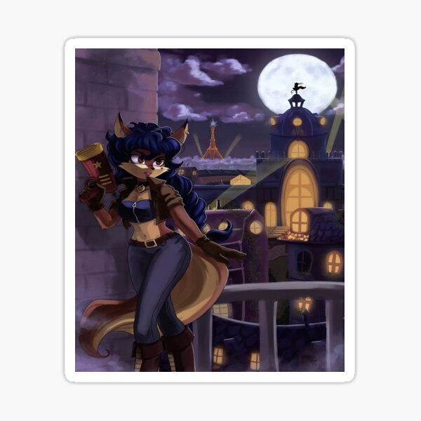 "sly cooper" Sticker for Sale by sullamorphy | Redbubble