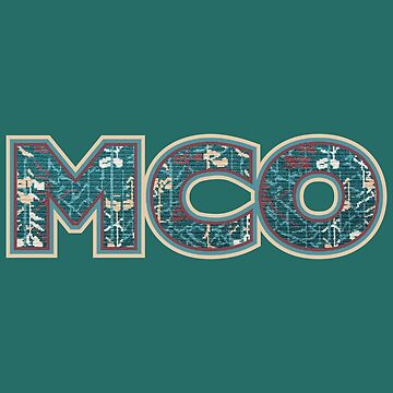 "MCO Orlando International Airport Carpet Logo" Sticker for Sale by ...