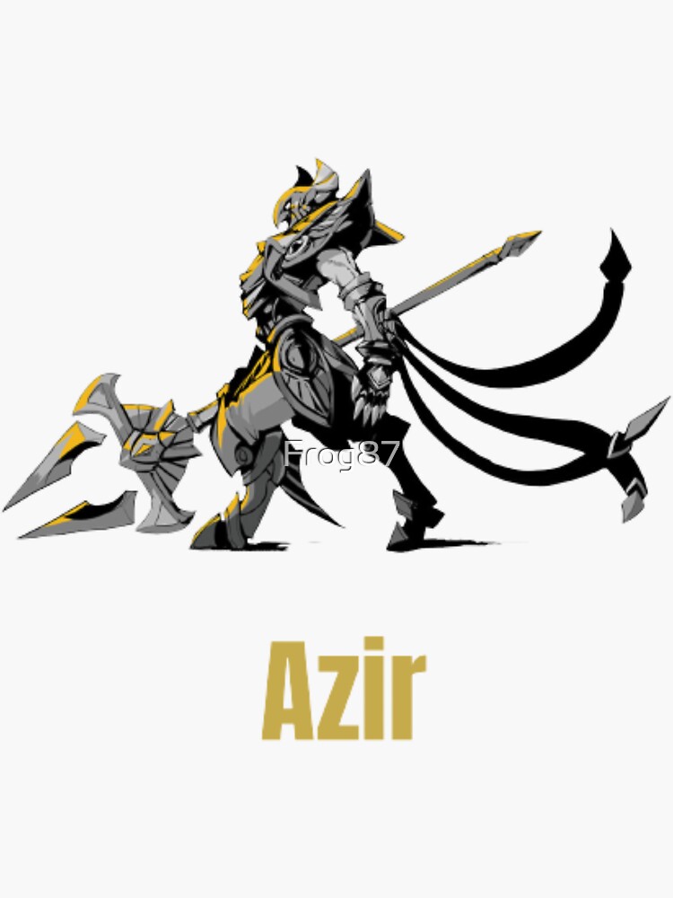 "Azir" Sticker for Sale by Frog87 | Redbubble