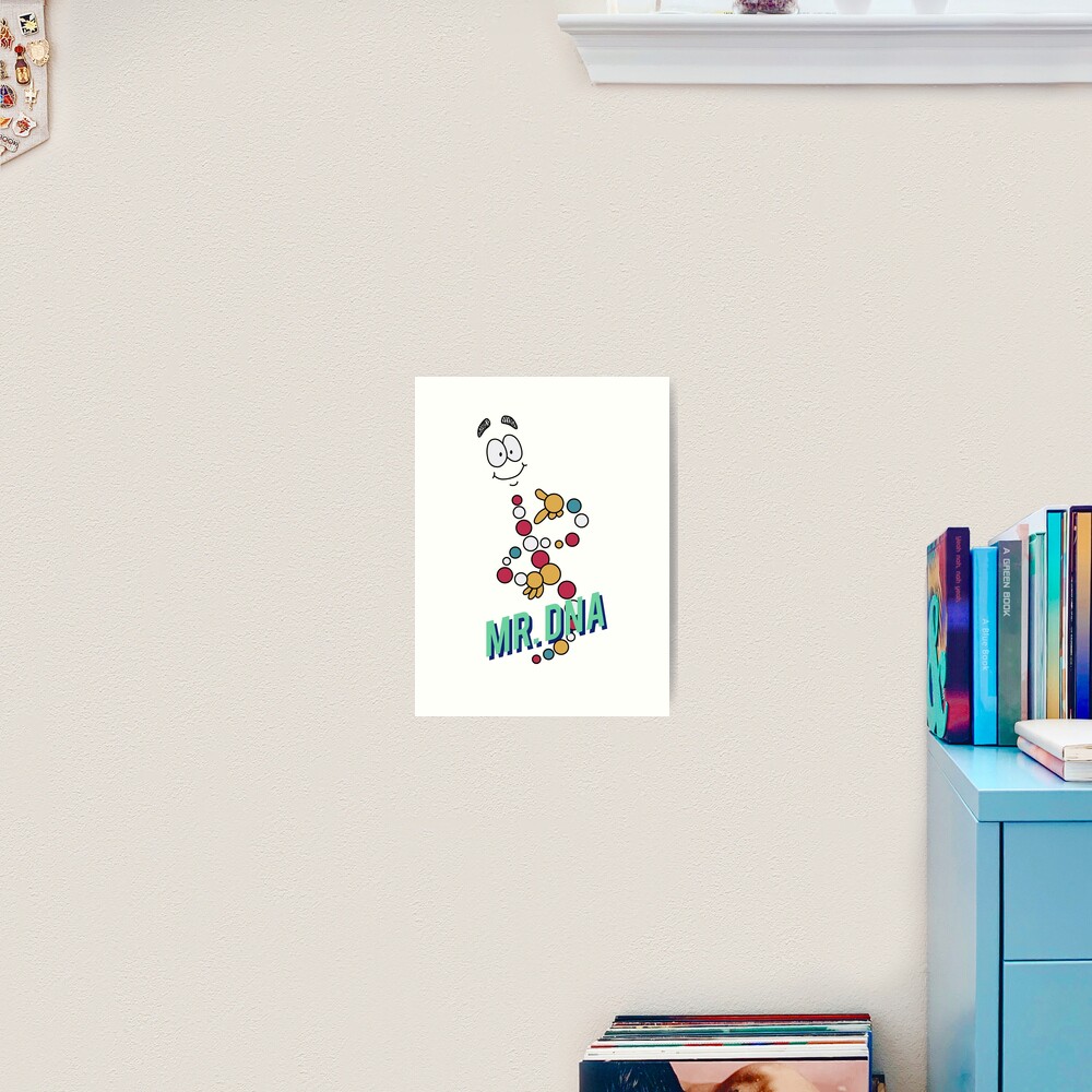 "Mr DNA - Jurassic Park" Art Print for Sale by TheRobotBoy | Redbubble