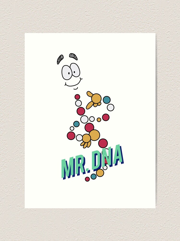 "Mr DNA - Jurassic Park" Art Print for Sale by TheRobotBoy | Redbubble