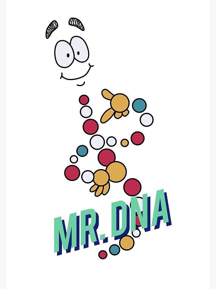"Mr DNA - Jurassic Park" Art Print by TheRobotBoy | Redbubble