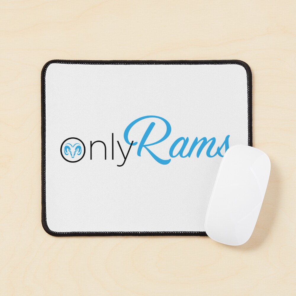 "Only Rams" Sticker for Sale by KatherineNj | Redbubble