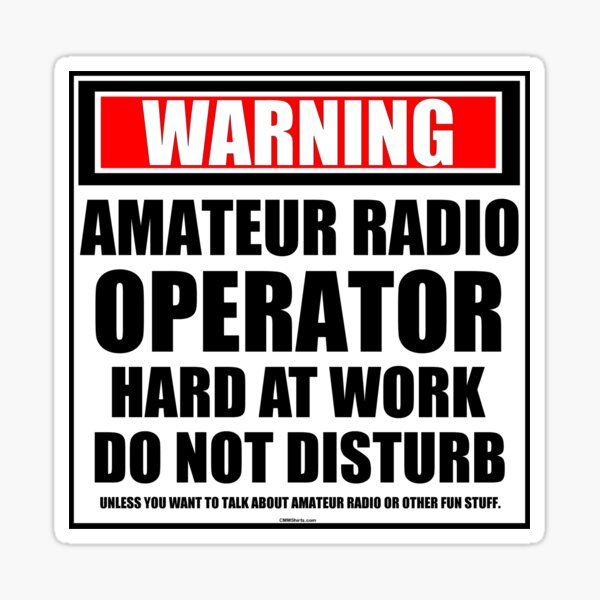 Amateur Radio Stickers | Redbubble