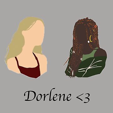 "Dorlene " Sticker for Sale by ThePureAudacity | Redbubble