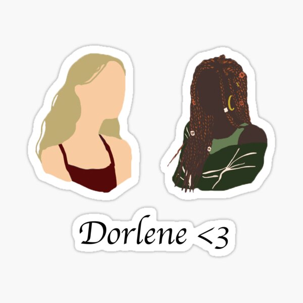 "Dorlene " Sticker for Sale by ThePureAudacity | Redbubble