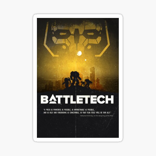 "Battletech - Atlas" Sticker for Sale by taosinsekasi | Redbubble