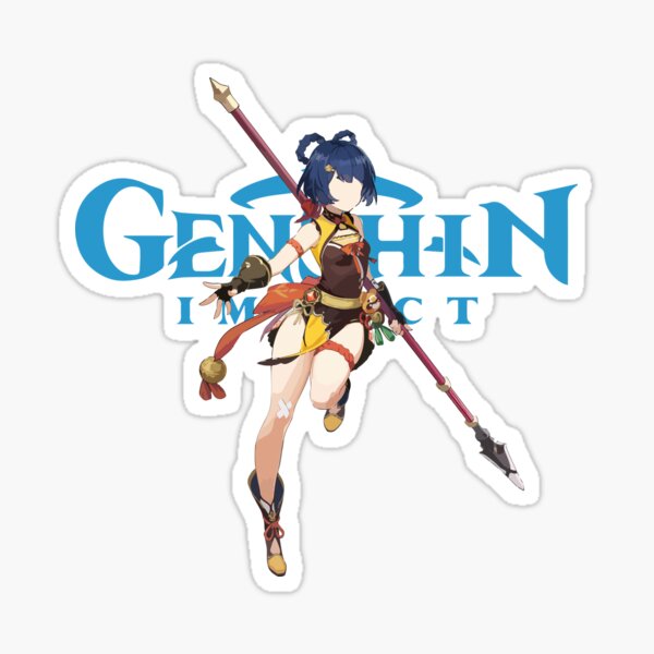 "Genshin Impact Xiangling" Sticker for Sale by rendigart | Redbubble