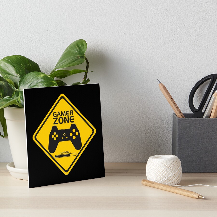 "Gamer zone, gamer zone, loading" Poster by Nordwind | Redbubble