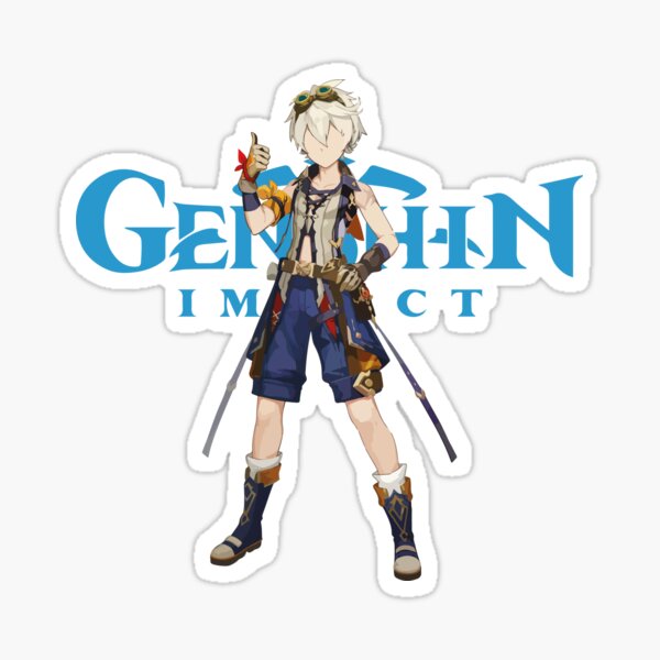 "Genshin Impact Bennett" Sticker for Sale by rendigart | Redbubble