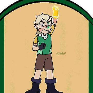 "Emerald Entrails Hunter - The Owl House" Sticker for Sale by SloshW ...