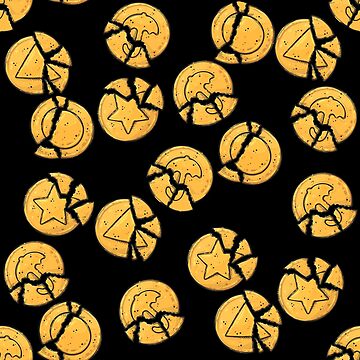 "SQUID GAME tv show broken Dalgona candy NETFLIX" Sticker for Sale by ...