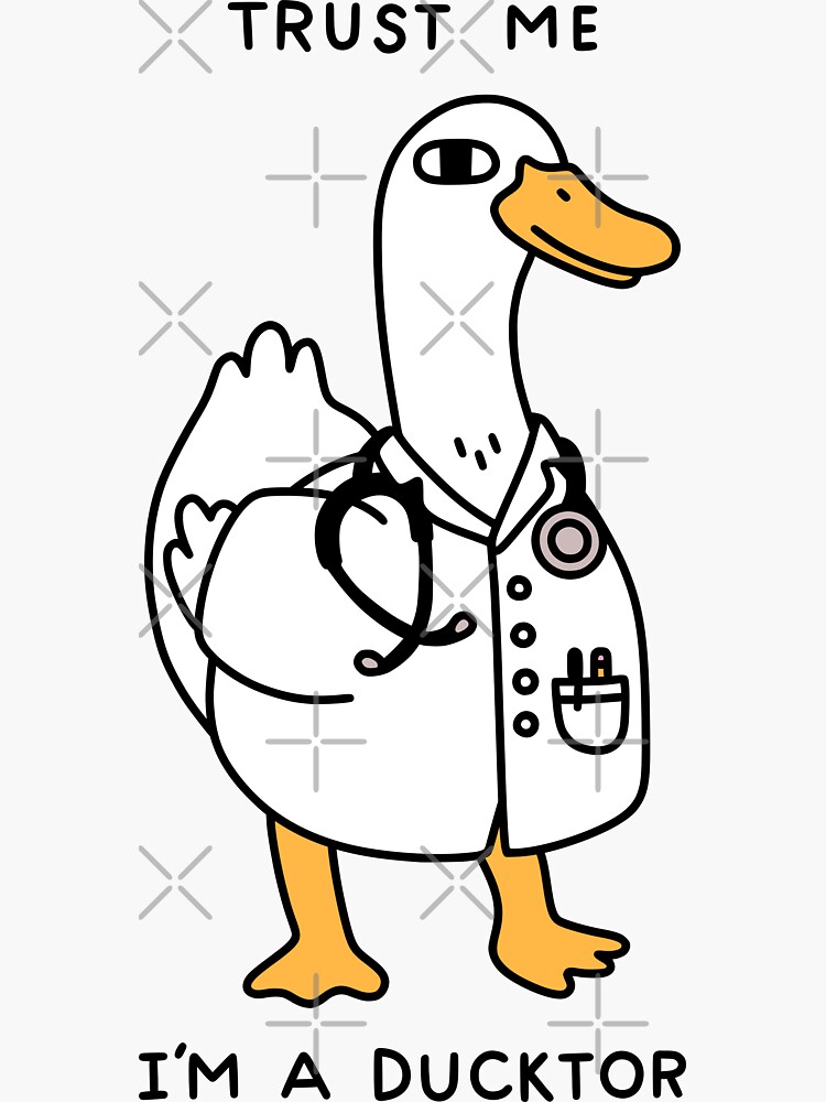 "Quack" Sticker for Sale by obinsun | Redbubble