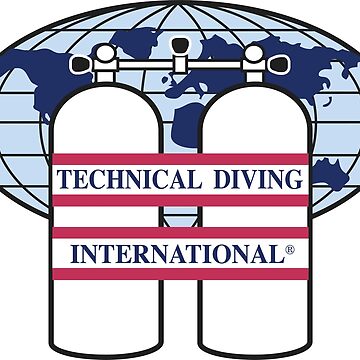 "Technical Diving International (TDI)- TDI Original Logo Merch" Sticker ...
