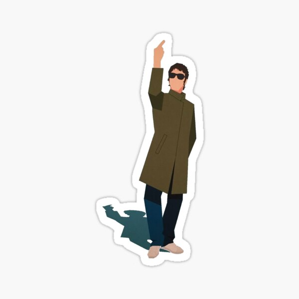 "Liam Gallagher" Sticker for Sale by Morgoxo | Redbubble