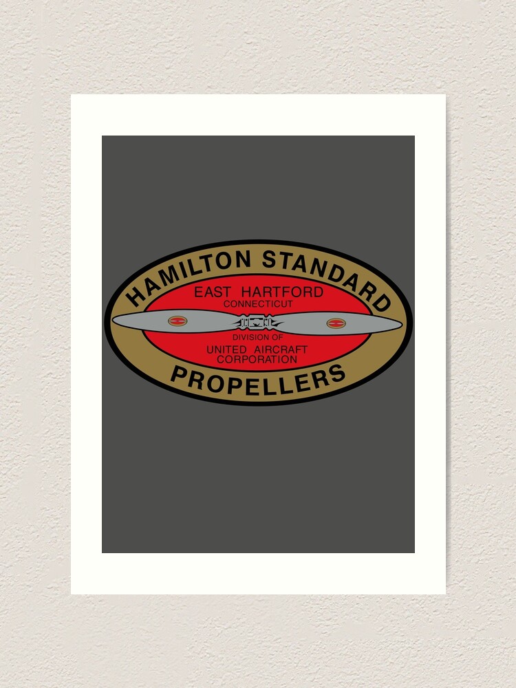 "Hamilton Standard Logo Reproduction" Art Print by warbirdwear | Redbubble