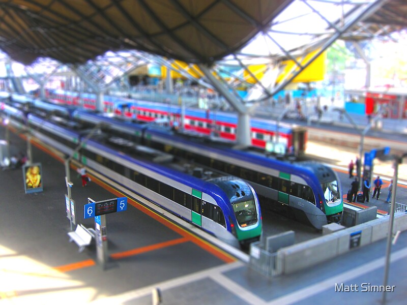 "Southern Cross Model Railway" by Matt Simner | Redbubble