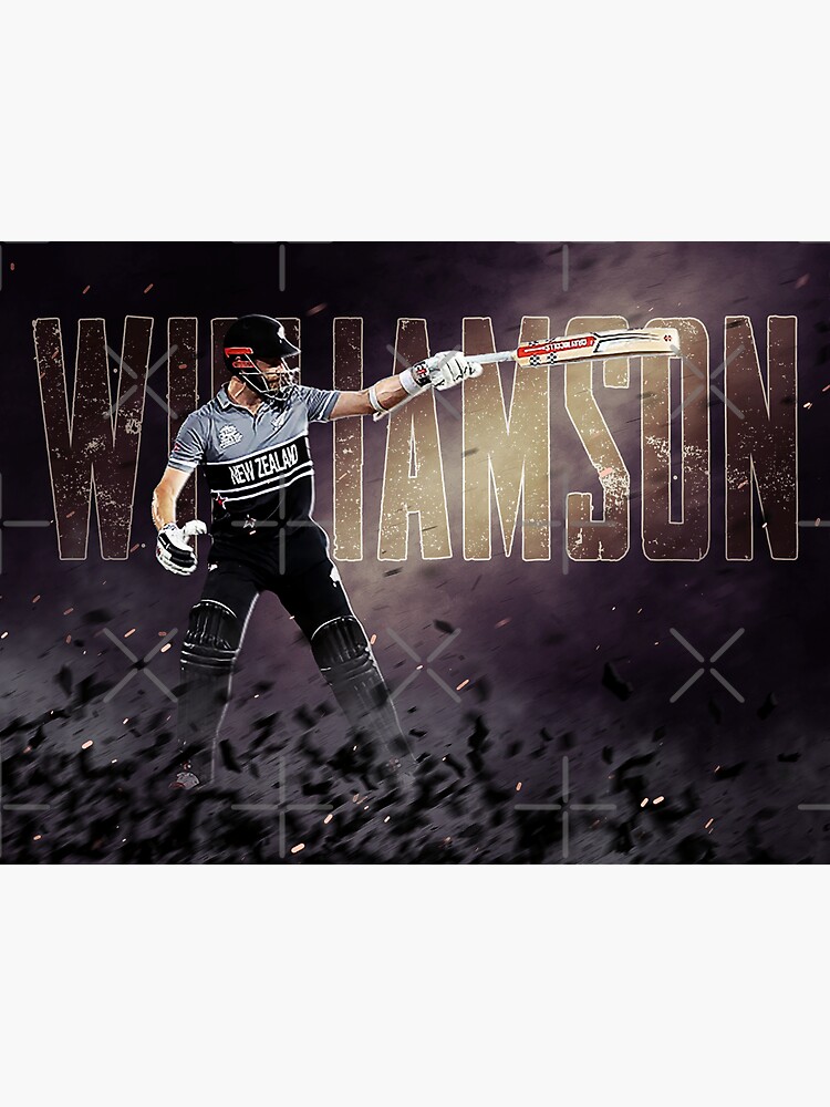 "Kane Williamson-New Zealand Cricket Player-T20 Batsman" Sticker for ...