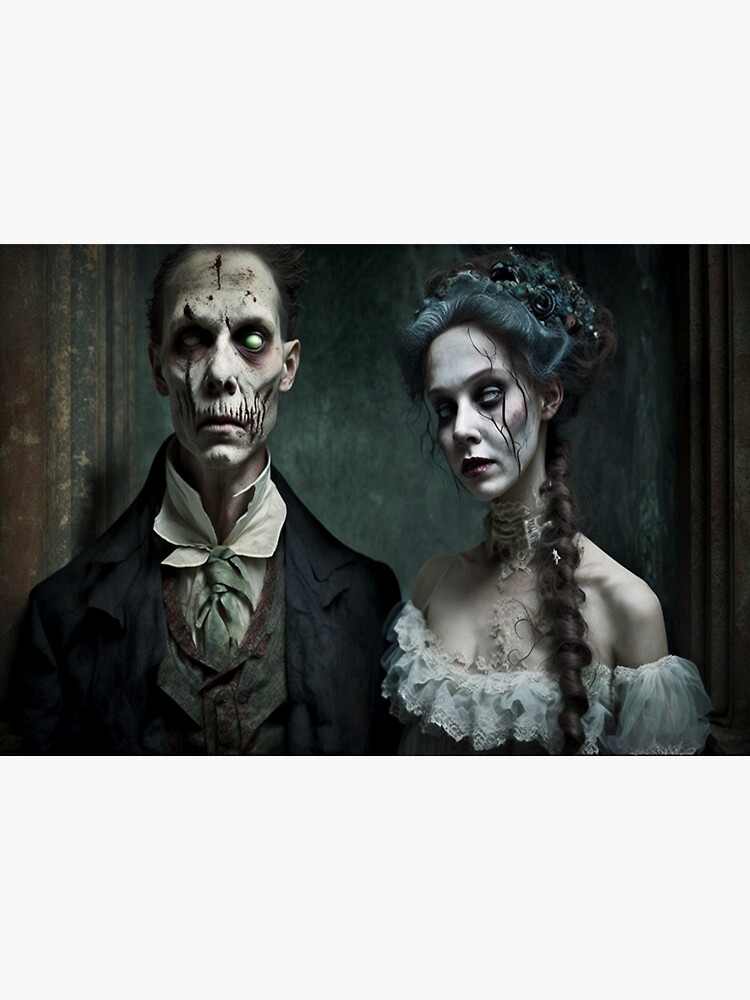 "Victorian Gothic Zombie Bizarre Family Photos 4" Sticker for Sale by ...