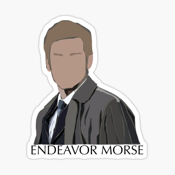 "Endeavor Morse with Name" Sticker for Sale by thealleykat | Redbubble