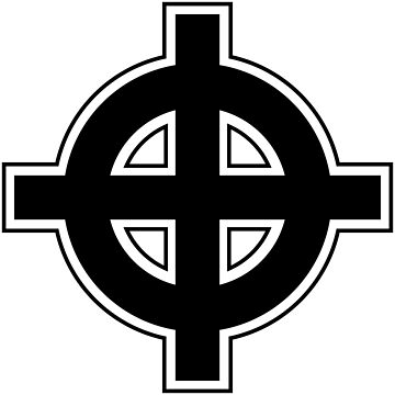 "Simple Celtic Cross" Sticker for Sale by pdgraphics | Redbubble