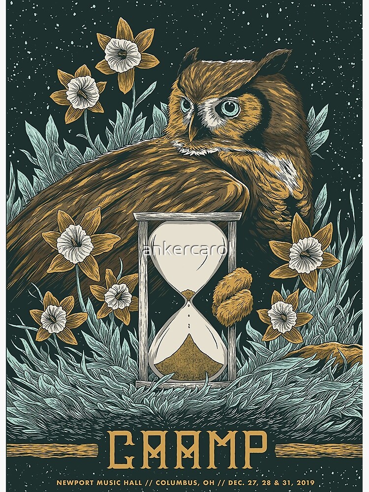 "THE Caamp American folk band owl" Poster for Sale by ankercarol ...