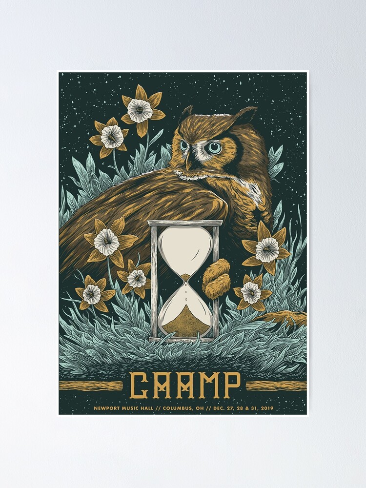 "THE Caamp American folk band owl" Poster for Sale by ankercarol ...