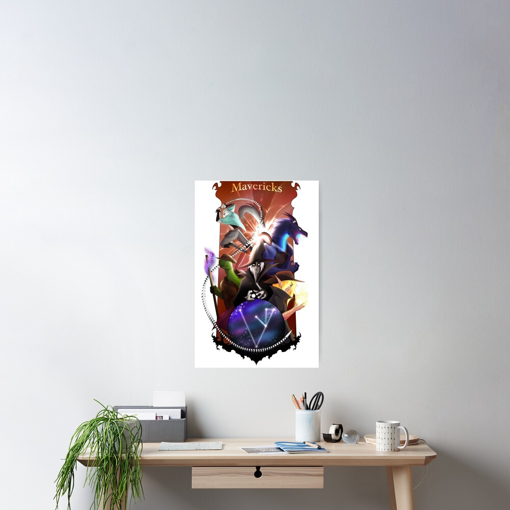 "DnD Mavericks Poster" Poster for Sale by bfree0017 | Redbubble