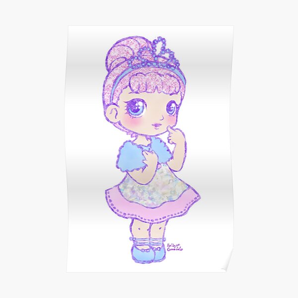 Poster « Mignon Kawaii Crystal Queen LOL Surprise Art de poupée », par ...