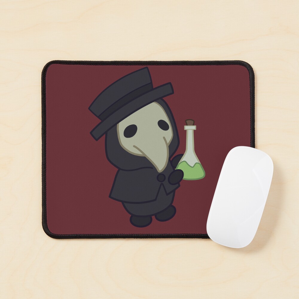 "Cute Spooky Plague Doctor Chibi With Potion" Sticker for Sale by ...