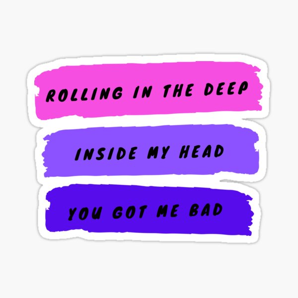 "case 143 lyrics" Sticker for Sale by ineedastepstool | Redbubble